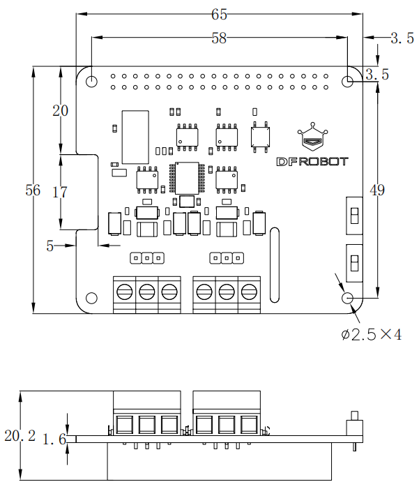 树莓派RS485扩展板_DFR0824_产品说明_使用教程