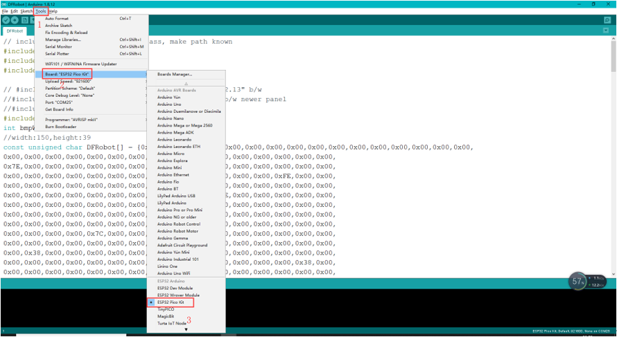 DFR0676 ESP32墨水屏