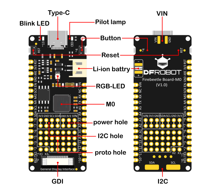 DFROBOT_FireBeetle 萤火虫 M0_DFR0652__产品说明_使用教程