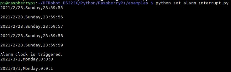 DFROBOT DFR0818 DS3231高精度时钟模块（兼容树莓派） 产品资料 使用教程